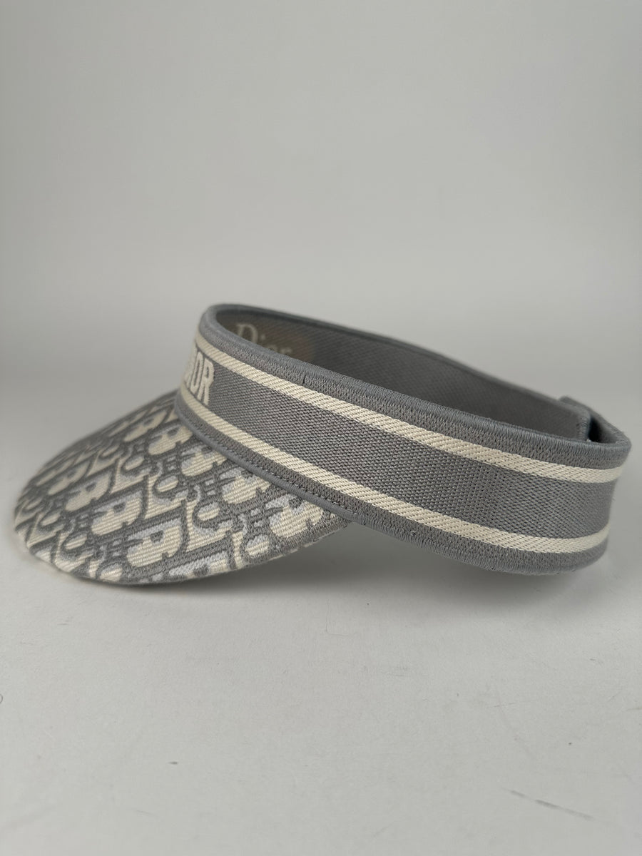 Dior D-Smash Oblique Grey Visor – Sacdelux