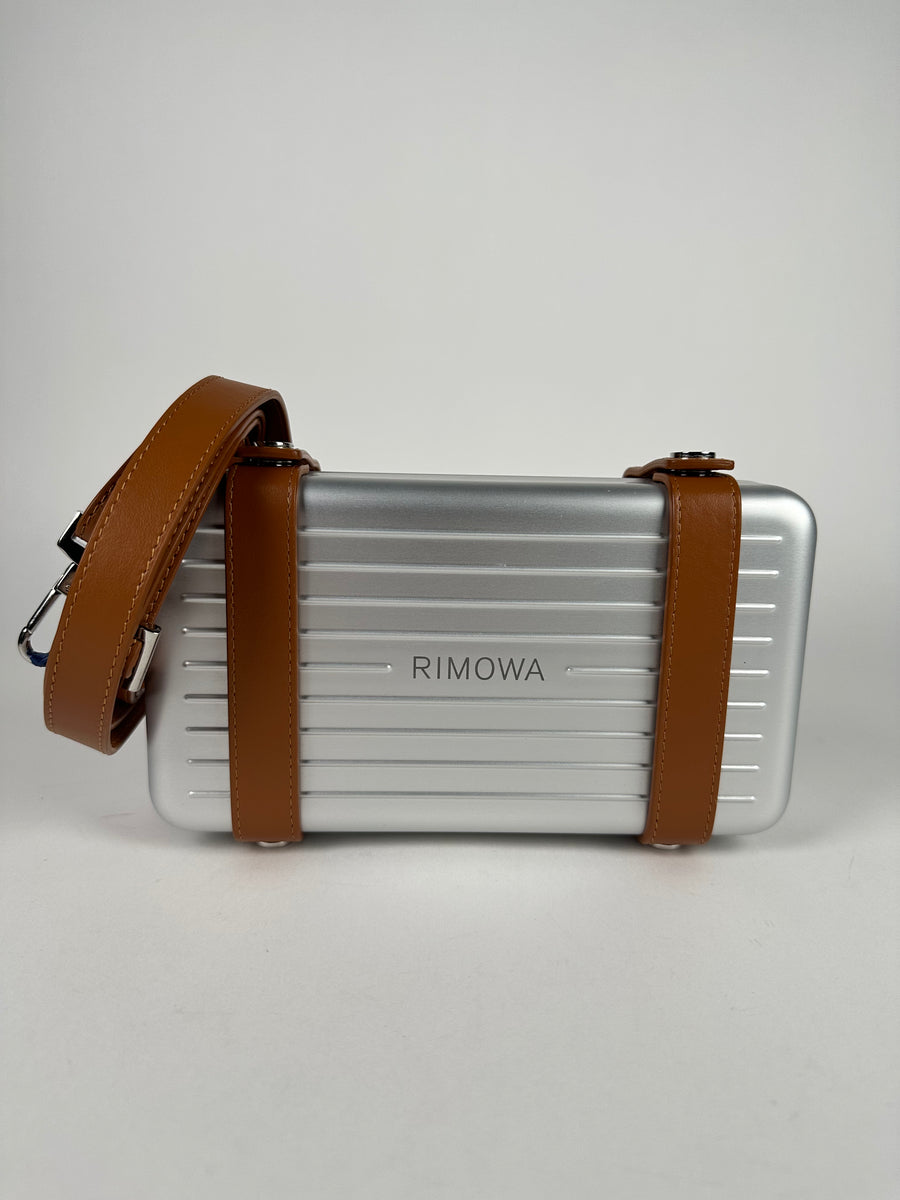 Rimowa Personal Aluminum Cross Body Bag Silver – Sacdelux